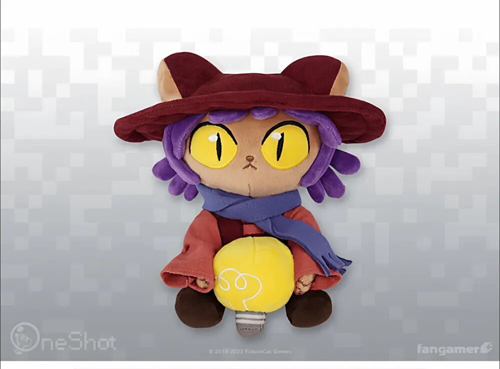 Fangamer Мягкая игрушка, OneShot Съемный , фиолетовый,16, OneShot, Fangamer