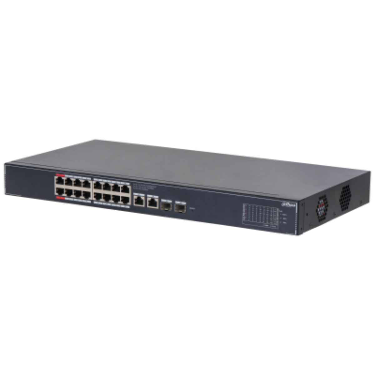 Коммутатор Dahua 20-Port Cloud Managed Gigabit Switch with 16-Port PoE уц-2-1