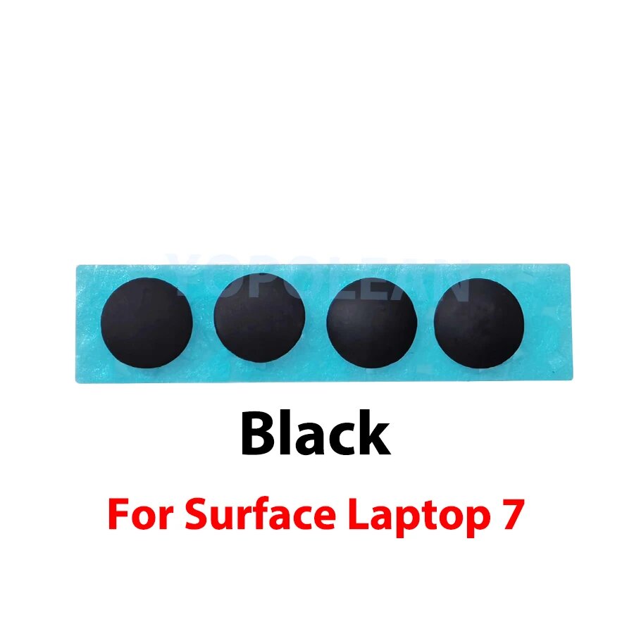 Резиновые ножки для Microsoft Surface Laptop 3 4 5 6 7 YOPOLEAN Черный, Laptop 7 Black