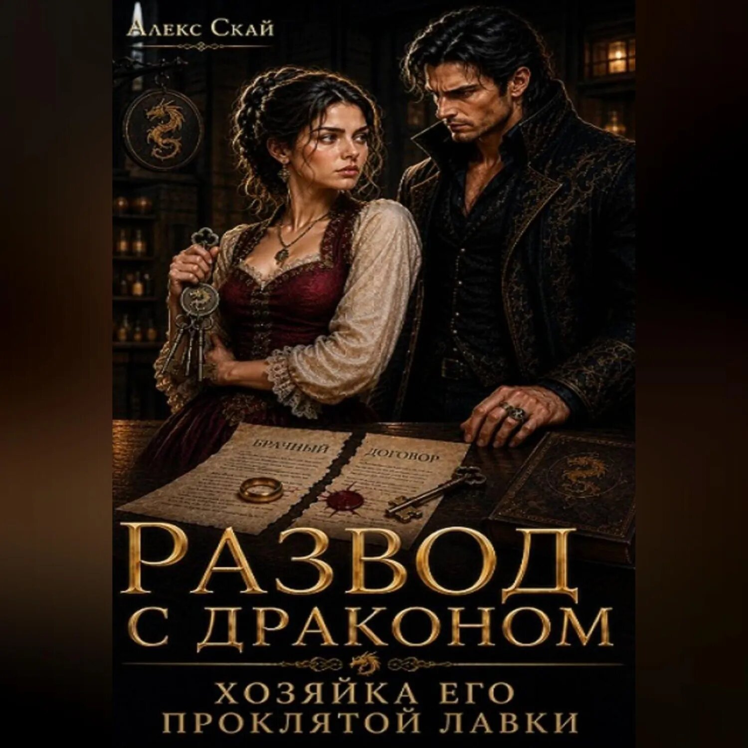 Развод с драконом. Хозяйка его проклятой лавки [Аудиокнига]