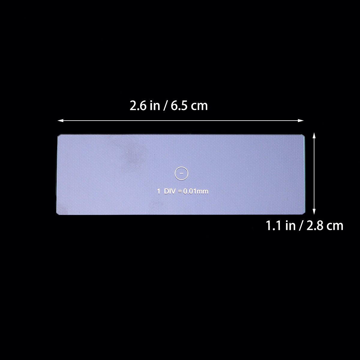 Штативный Микрометр 0.01Mm Для Калибровки Микроскопа И Камеры Микроскопа Аксессуары 7.50X2.50X1.00Cm