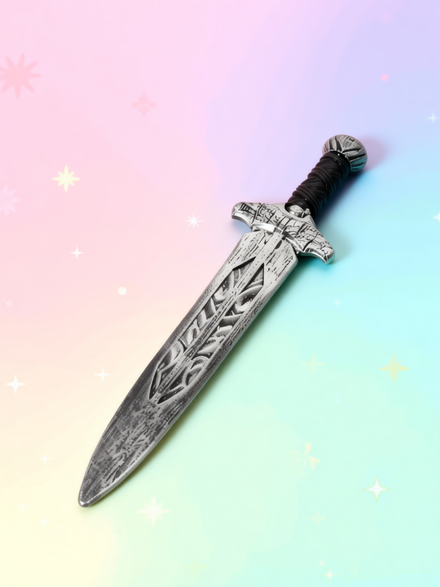 Пиратский Меч Из Пластика Для Игр И Костюмированных Вечеринок 55.00X12.00X2.50Cm