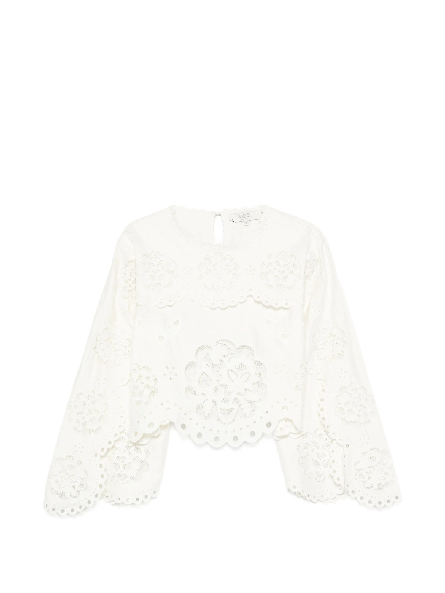 Накидка Gardener broderie-anglaise cape-sleeve top