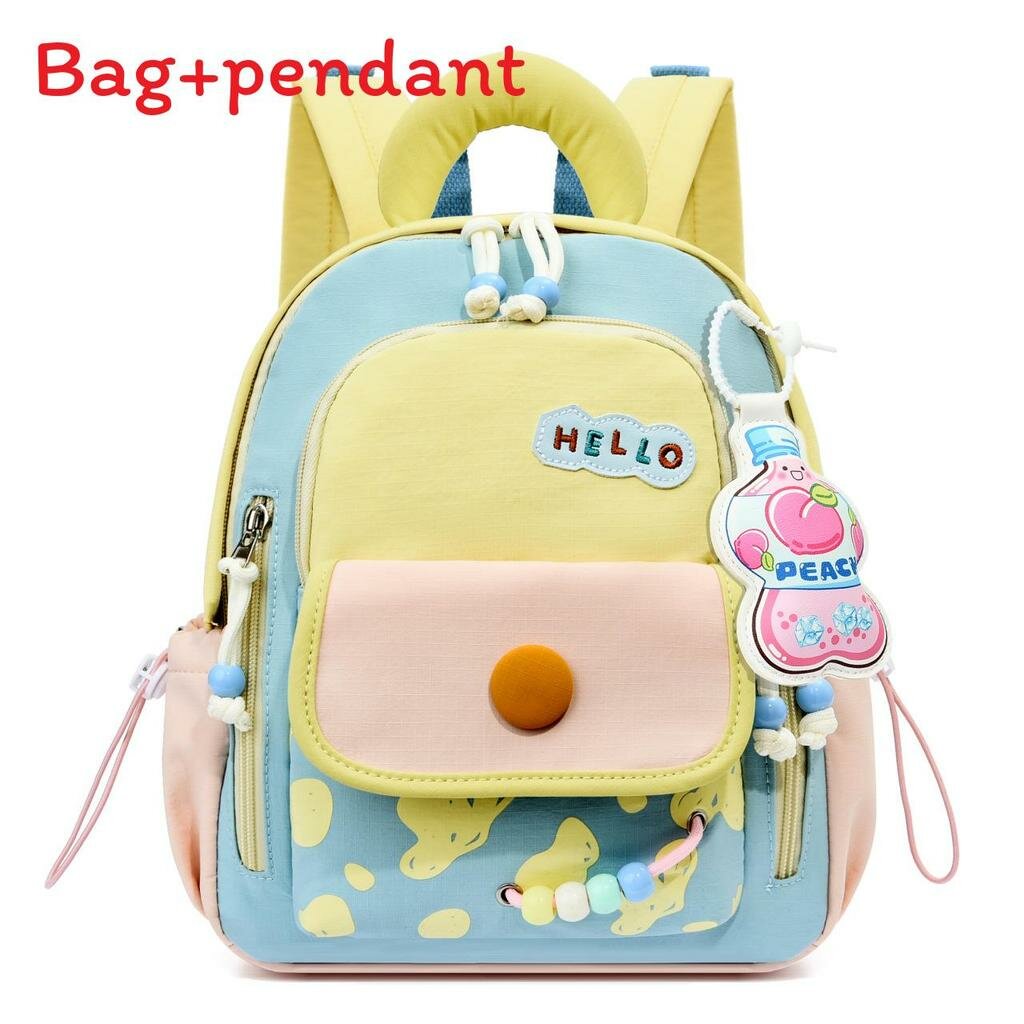 Youth small backpack with polyester lining and 20l capacity for outdoor adventures, yellow