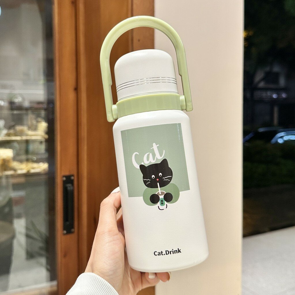 Эlegant large volume insulated flask with vacuum insulation for gifts and daily use style f