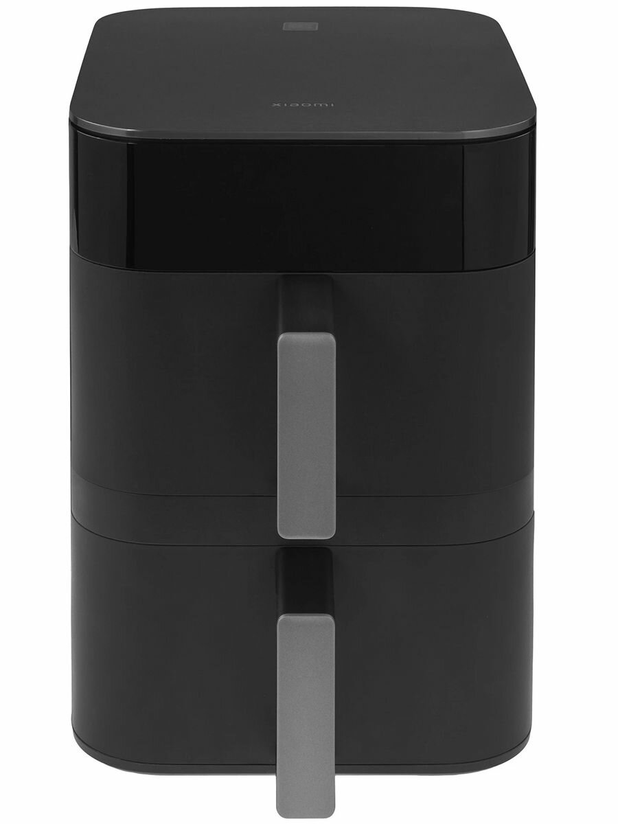 Аэрогриль Xiaomi Smart Double Stack BHR0883EU, 12 л, 2800 Вт, 14 программ, 2 независимые чаши по 6 л, сенсорное управление, черный