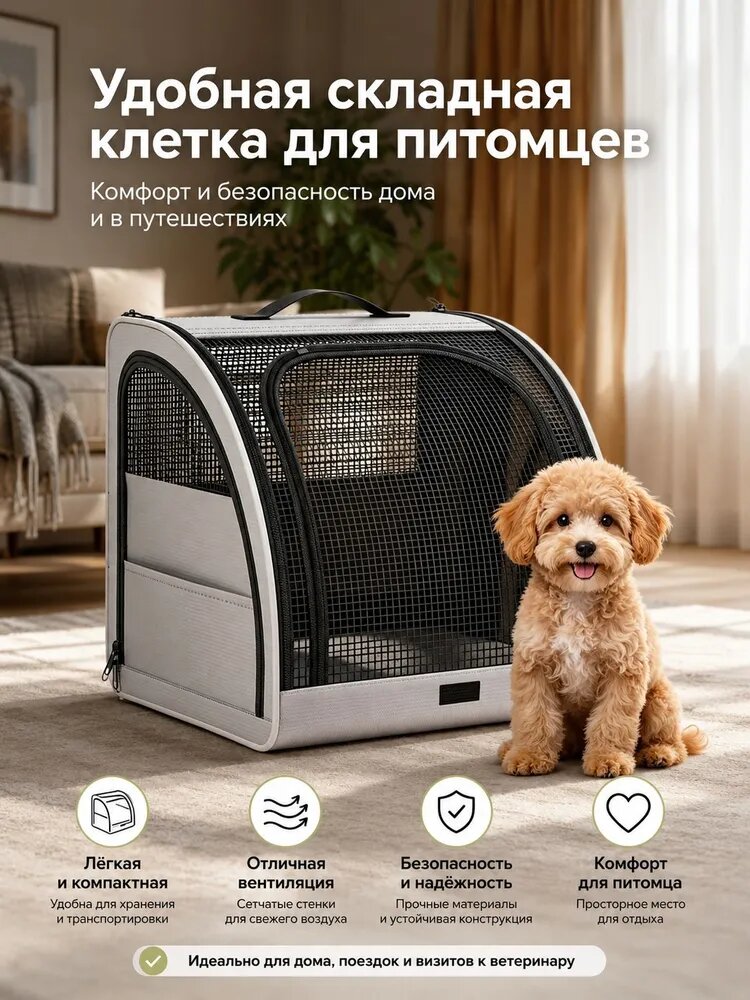 Складная автомобильная лежанка для маленьких собак, переноска-подстилка 2 в 1 Для безопасной поездки в машине Не скользит, удобно