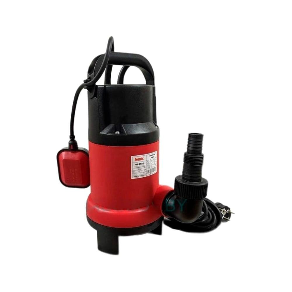 JEMIX Насос фекальный ФН-250-9 900 Вт, Корпус пластик, макс. подъем 9м, макс. произв. 15 куб. м/ч 87664