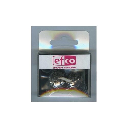 Бусины EFCO Серебристые, диаметр 18 мм, 2 шт