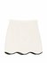 Юбка Valentino Wave-hem mini skirt, размер 42, разноцветный