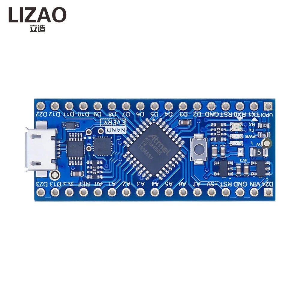 Контроллер LIZAO ATmega4808 Thinary Nano с модулем программатора CH340
