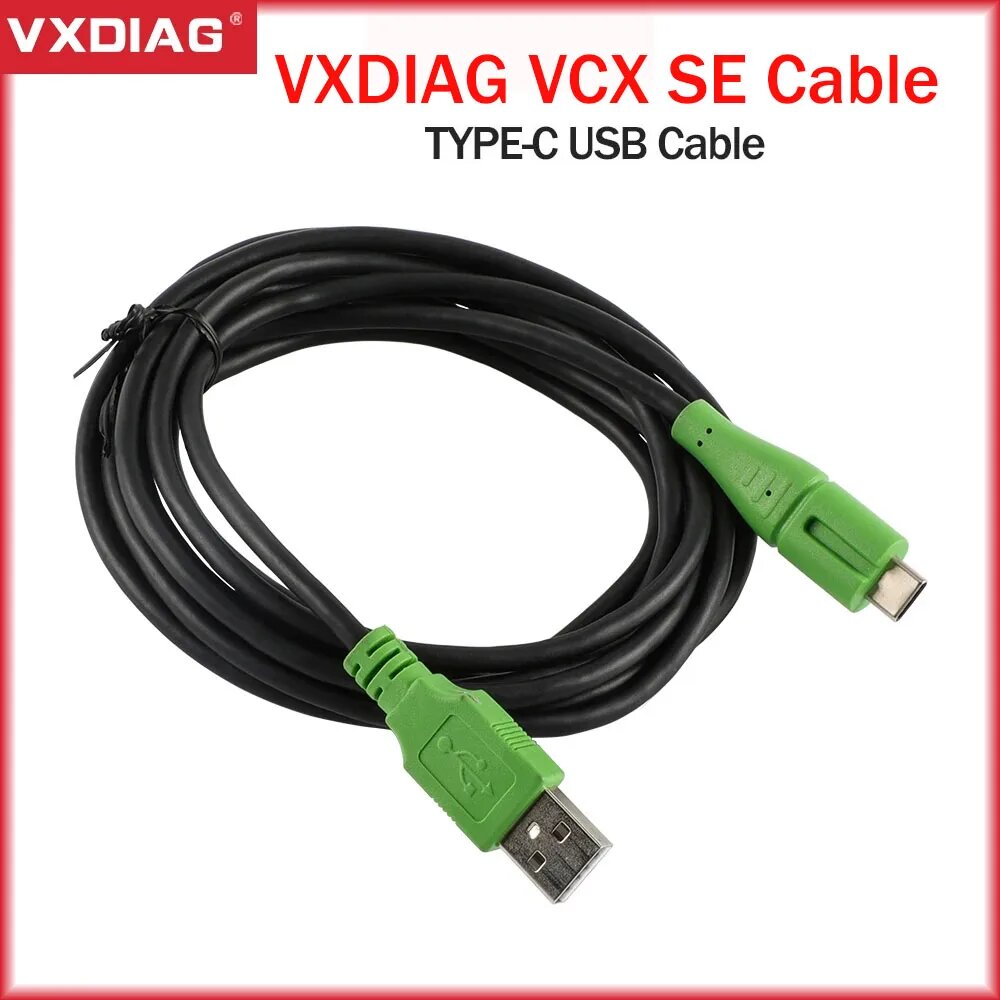 Кабель-удлинитель OBD2 USB Type-C для VXDIAG VCX SE, адаптер USB, соединительный провод для VCX SE