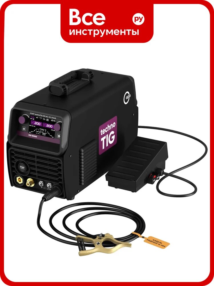 Установка аргонодуговой сварки Start technoTIG 230 AC/DC PULSE 3ST230TAP