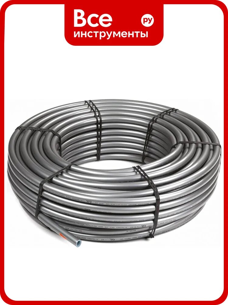 Труба RTP PE-Xa 32x4.4 EVOH 25м серый металлик 29777