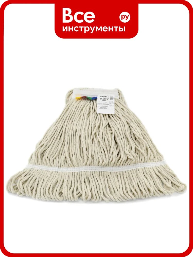 Моп A-VM кентукки, 350 г, хлопок, белый KN1037