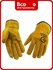 Перчатки из цельного спилка Start WeldMaster STG0220, пятипалые, желтого цвета, ...