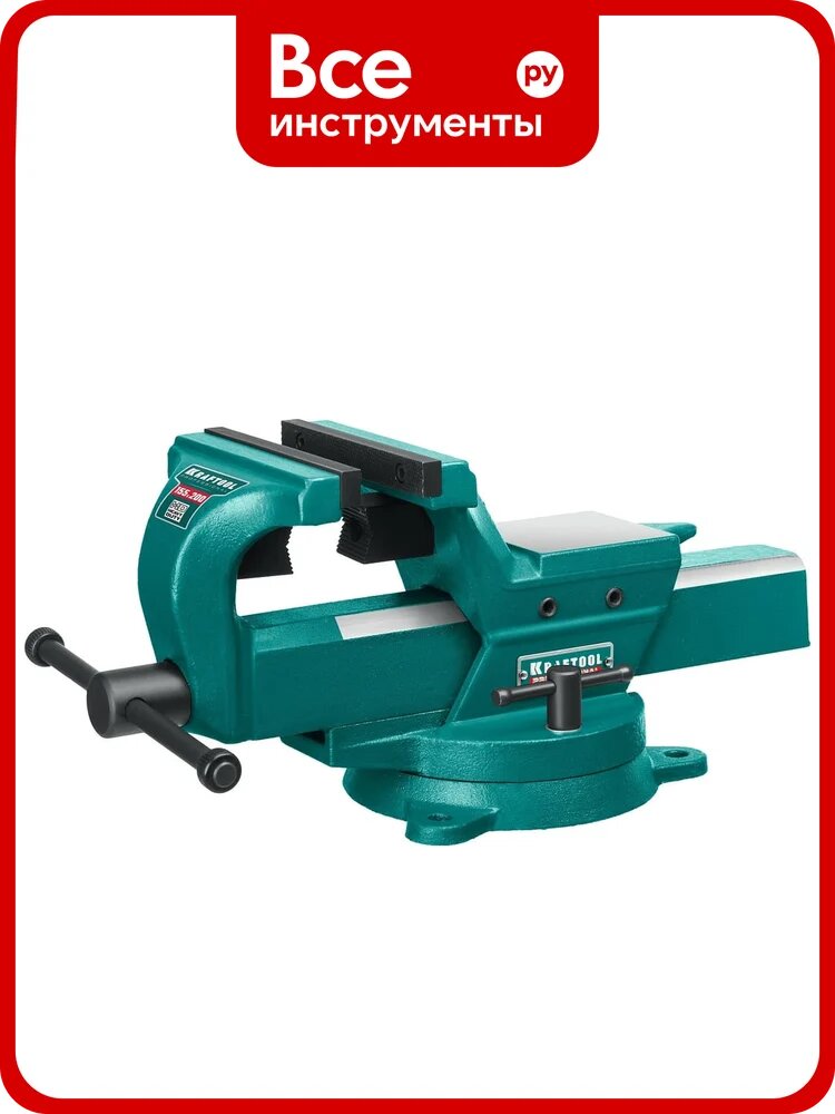 Кованые стальные тиски KRAFTOOL Forge-155/200 высокоуглеродистая стальная губка профессиональная слесарная конструкция