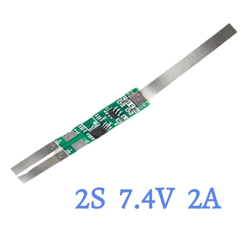BMS плата защиты 2 шт. 2S 7.4V для литий-ионных аккумуляторов 18650