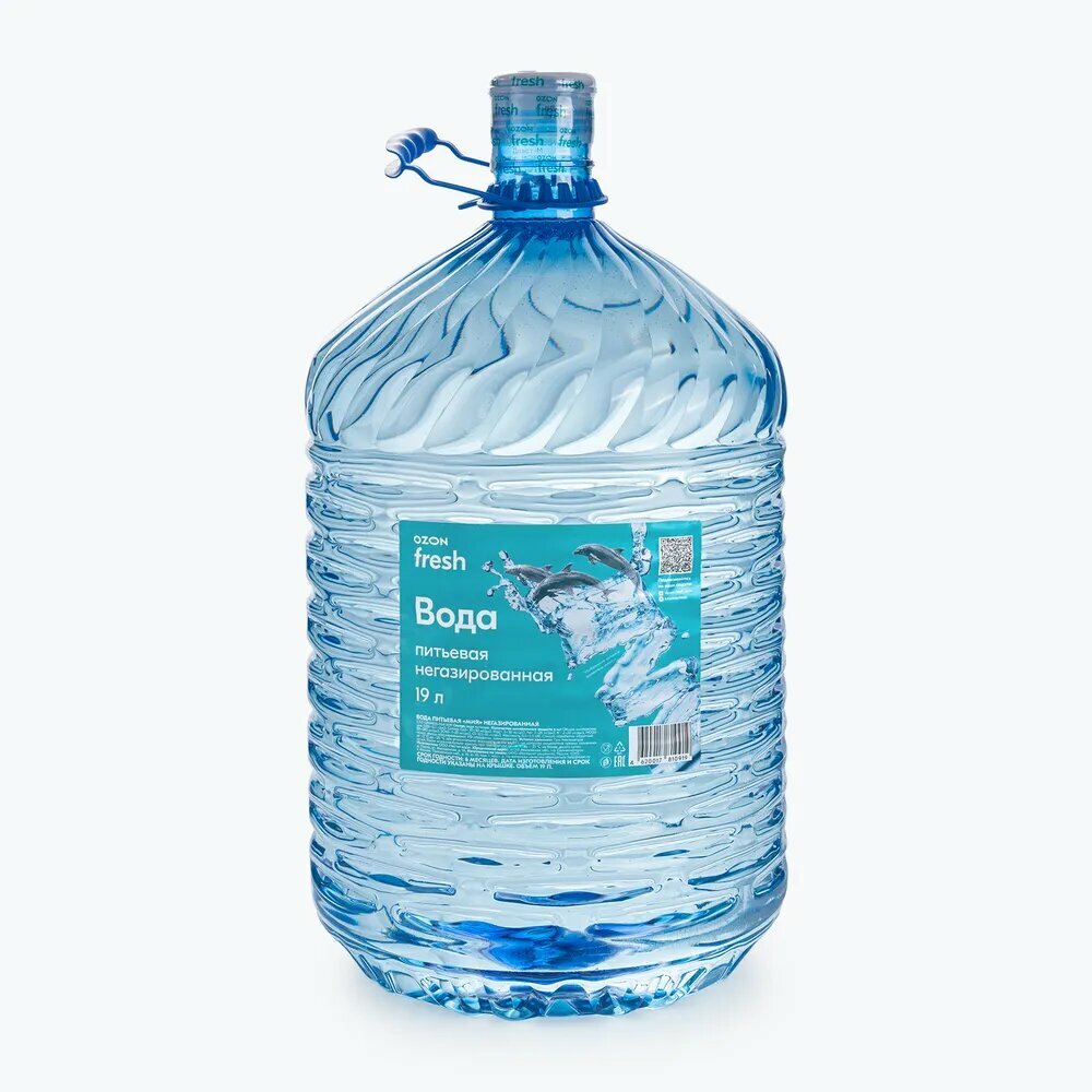 Вода питьевая Ozon fresh, негазированная, 19 л