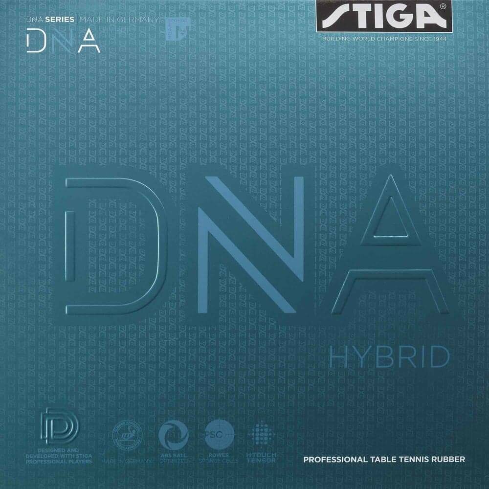 Накладка для настольного тенниса STIGA DNA Hybrid M, 2.2 мм (черная)