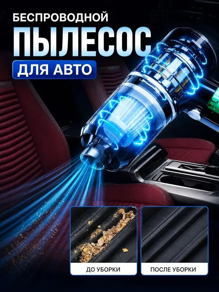 Автомобильный пылесос — фото 1