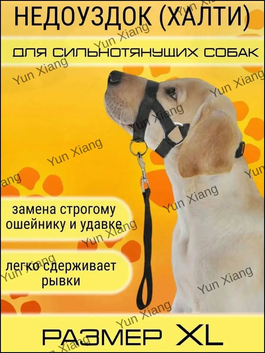Недоуздок для собак крупных, средних, мелких пород / Намордник халти