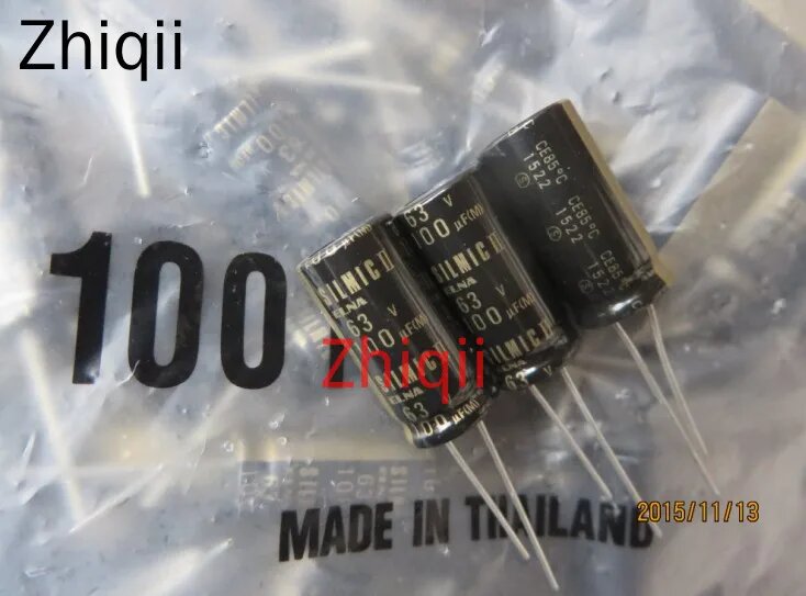 Электролитические конденсаторы ELNA SILMIC II 100uF 63V 10pcs