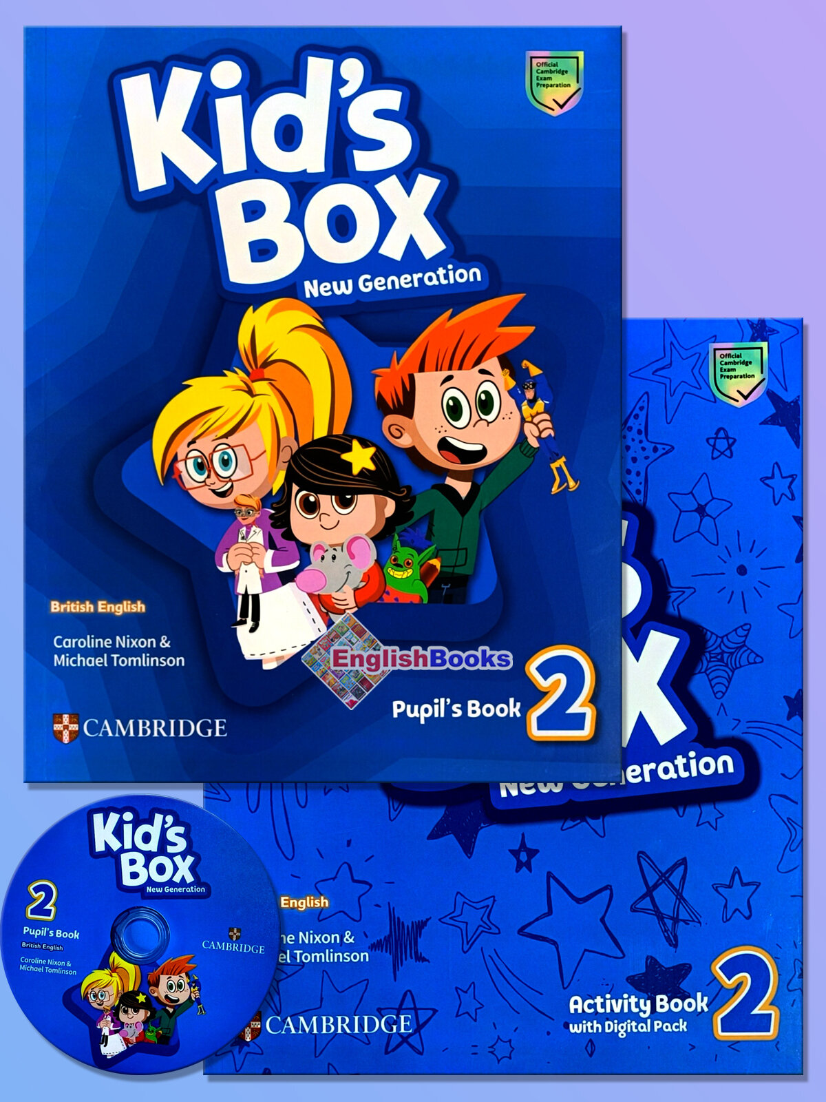 Kids Box 2 New Generation (комплект учебник, рабочая тетрадь , CD)