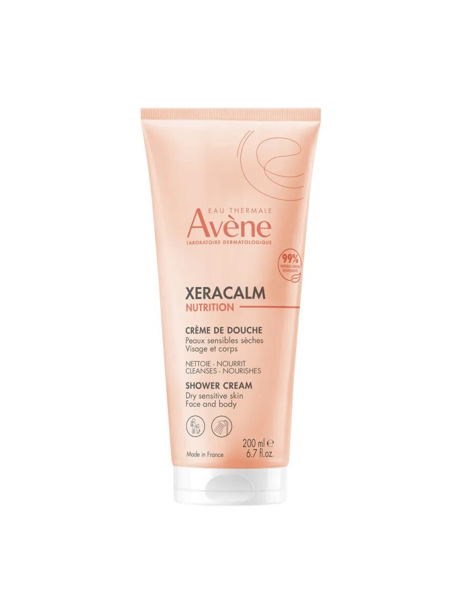 Avene XeraCalm Nutrition Легкий питательный крем-гель для ду