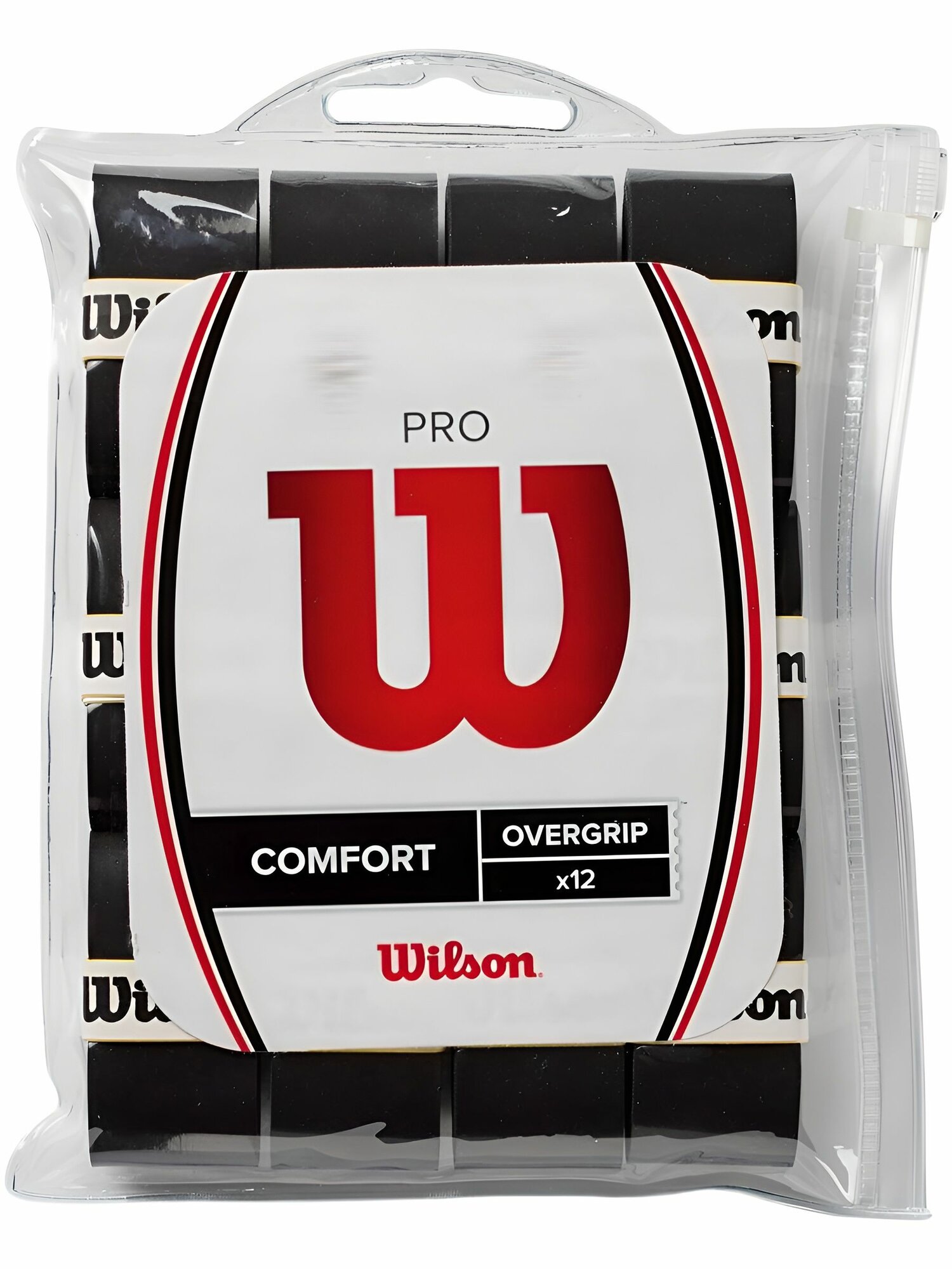 Намотка для теннисной ракетки Wilson PRO Comfort overgrip (овергрип) 12шт.