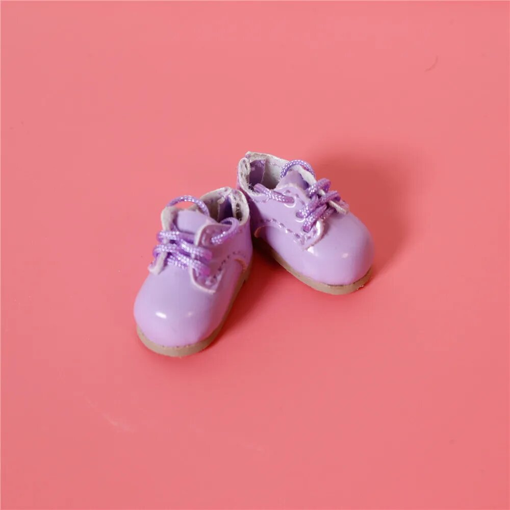 Аксессуары для кукол DBS Middie, кожаная обувь, 4 цвета Фиолетовый, purple