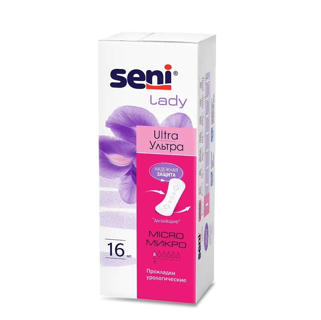 Seni Lady Ultra Micro Прокладки урологические 16 шт