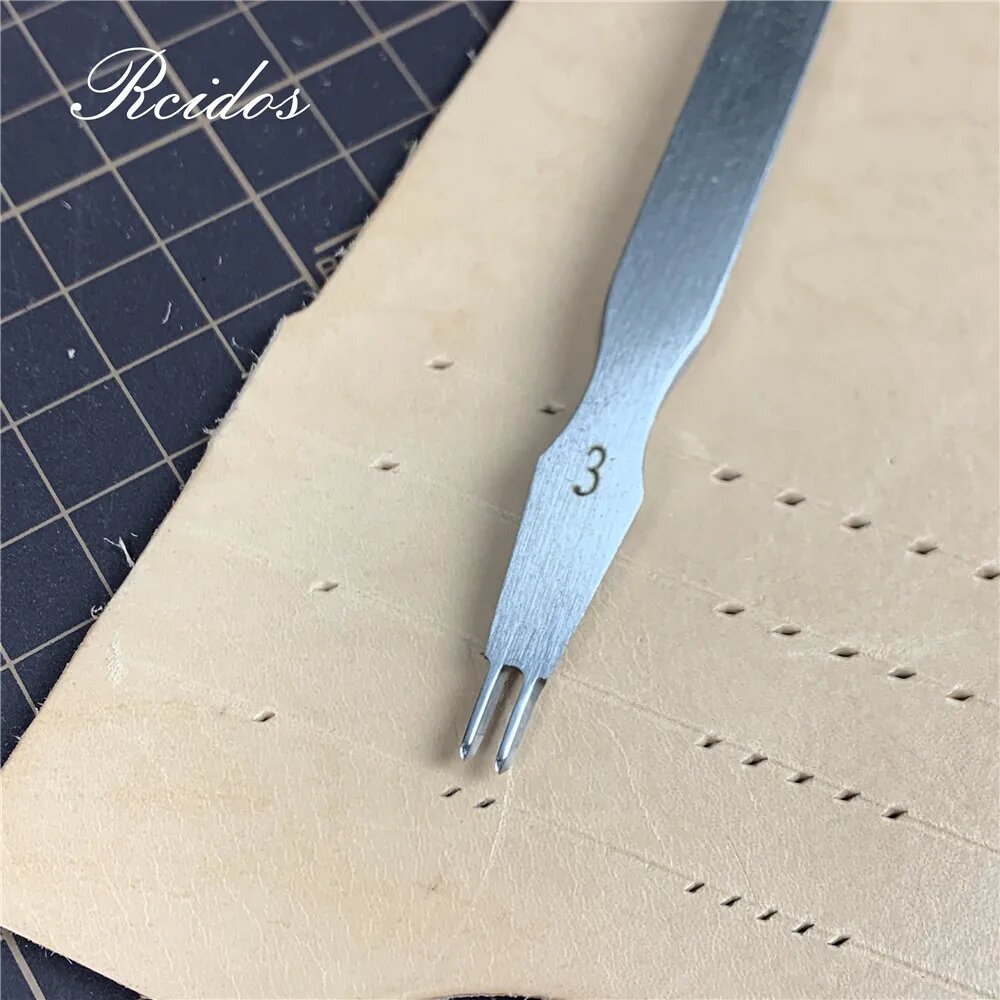 RCIDOS Ручной дырокол для шитья Rhombus 1+2+5+10 3mm 2tooth
