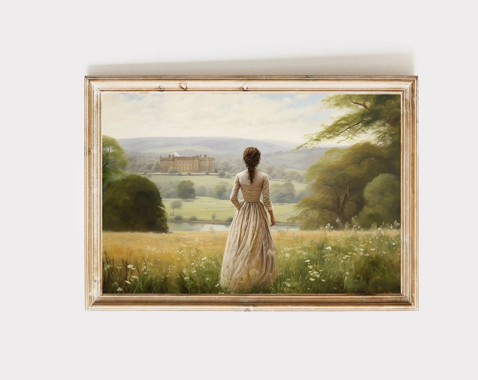 Печать на холсте «Элизабет Бинет И Мистер Дарси» 13, 30x40cm