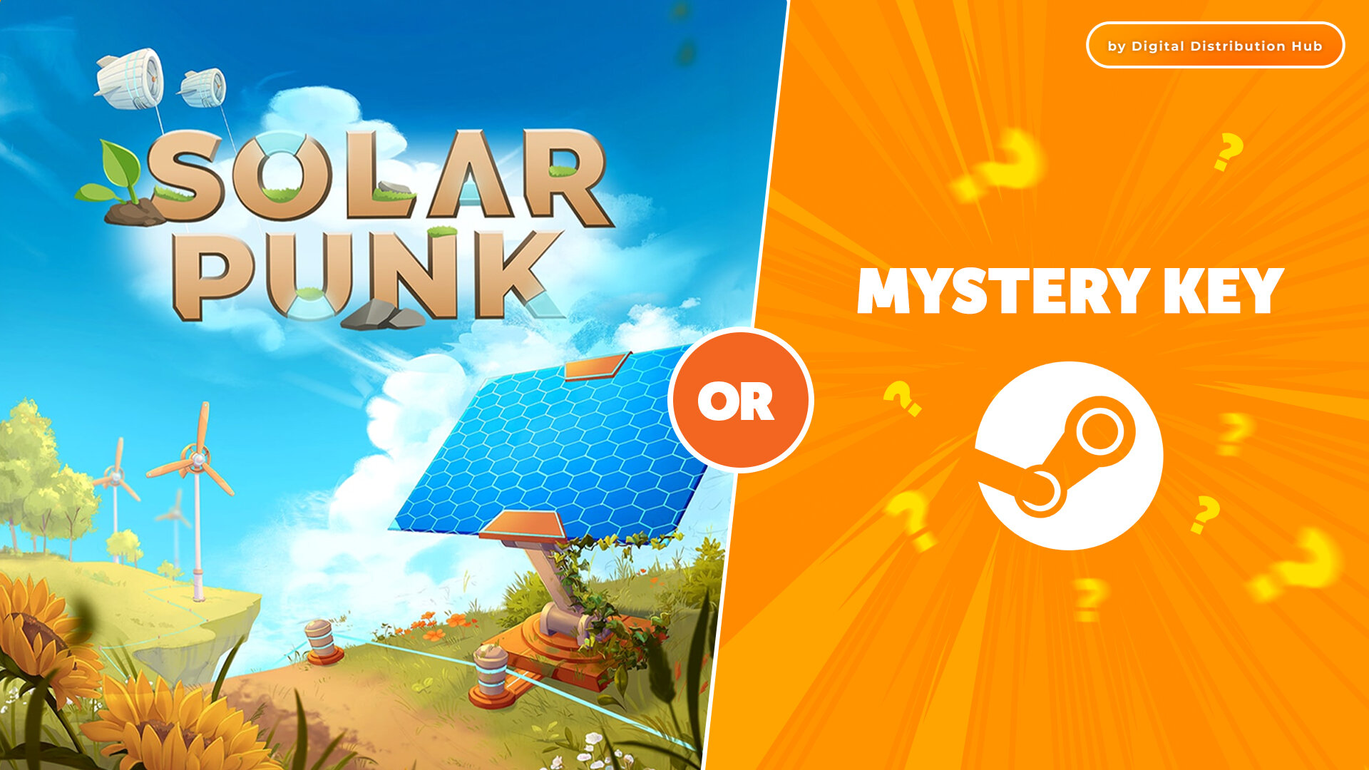Solarpunk or Mystery Steam Ключ by Digital Distribution Hub • Активация Steam