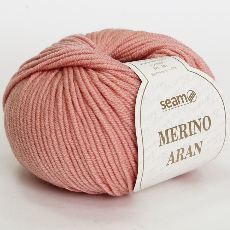 Мерино Аран 100% меринос 50гр*87м*10шт (толстая пряжа)