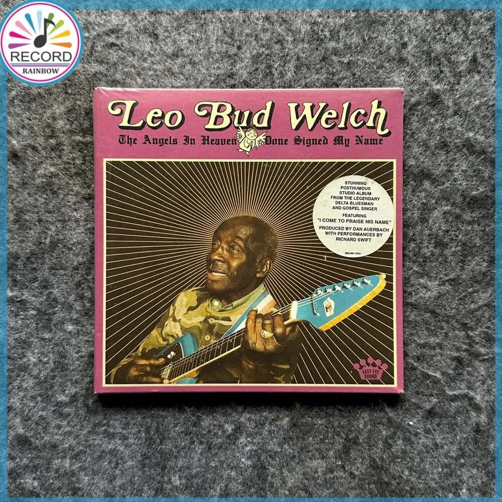 CD Leo Bud Welch The Angels In Heaven Done Signed My Name CD 1Z10986 запечатанный совершенно новый альбом