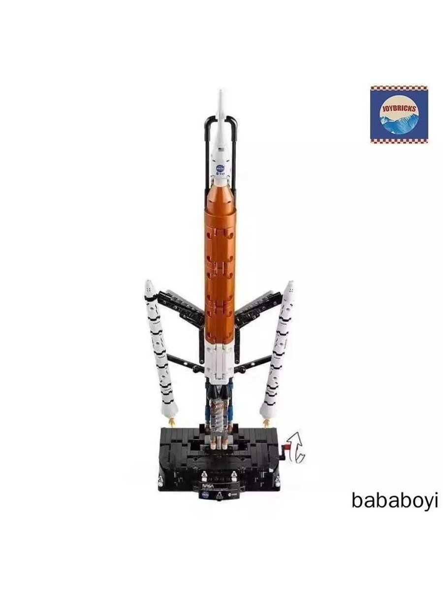 Конструктор Космическая пусковая система Артемида (NASA SLS) классическая масштабная модель, совместимая с Lego