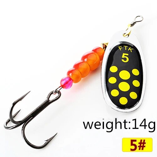 FTK Spinner Bait 1#-5# для ловли баса size5-007
