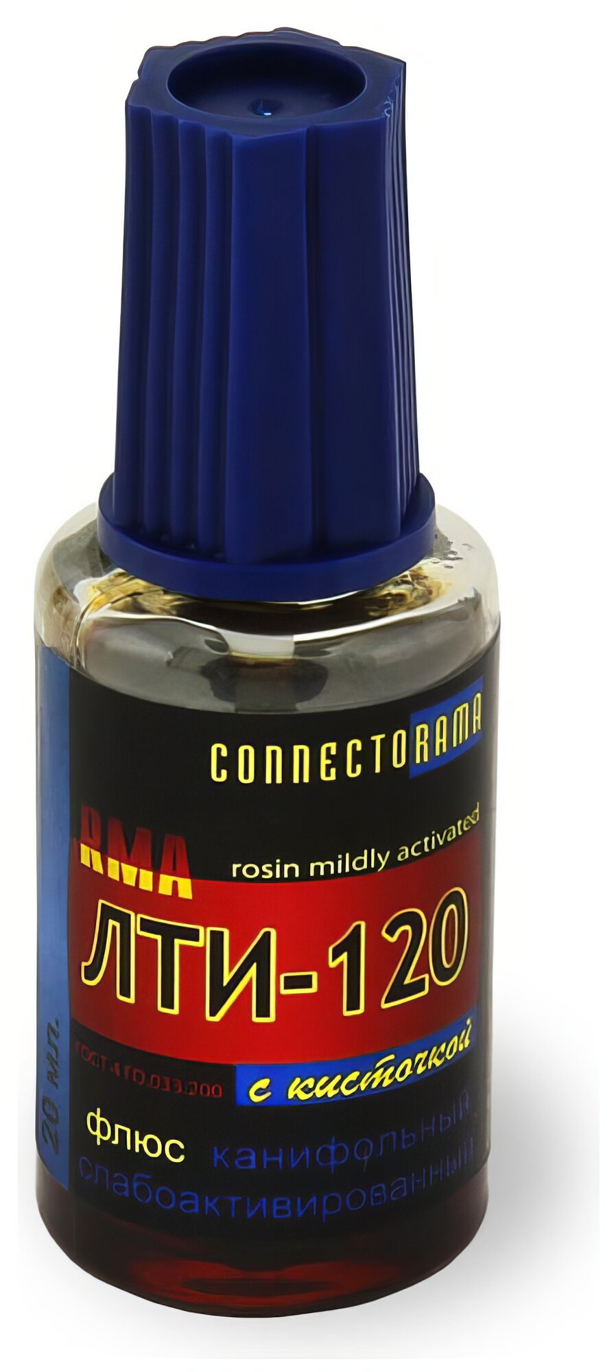 Флюс ЛТИ-120 с кисточкой (20 мл) Connector LTI-120KIS-20