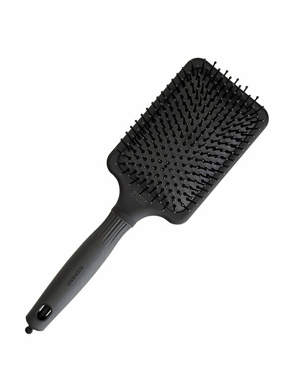 Щетка массажная Olivia Garden Expert Care Rectangular Nylon Bristle Black Label L (ID2131)