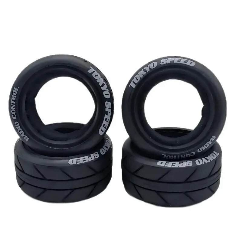 Шины для радиоуправляемых моделей Tamiya 1/10, 2.56", мягкая резина