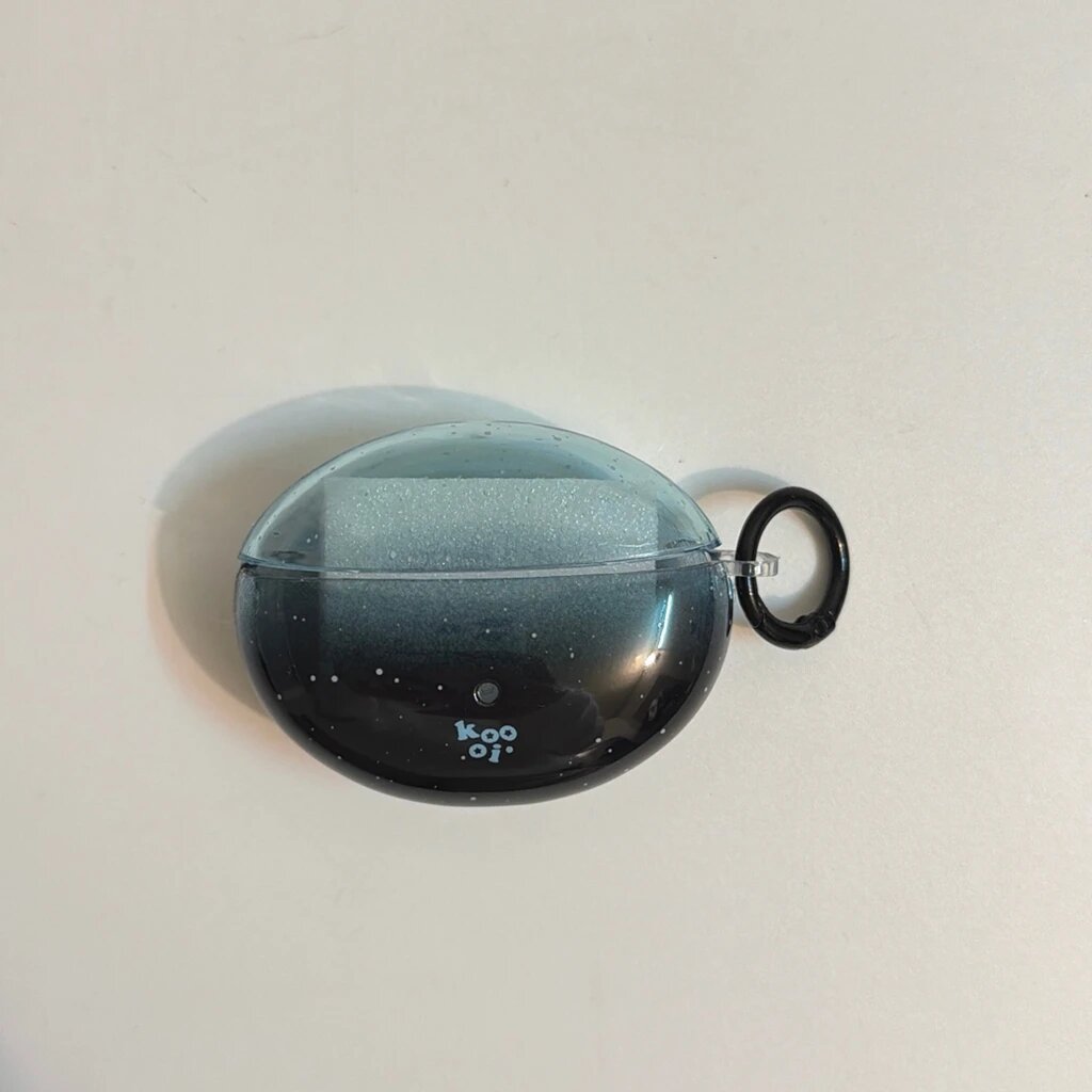Чехол для Huawei FreeBuds 5i/6i, Black Blue, градиент