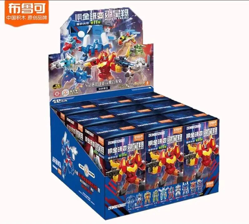 Коллекционные фигурки Blokees Transformers Galaxy 11 Родимус Прайм, Ультра Магнус, Дрифт 9 pcs box