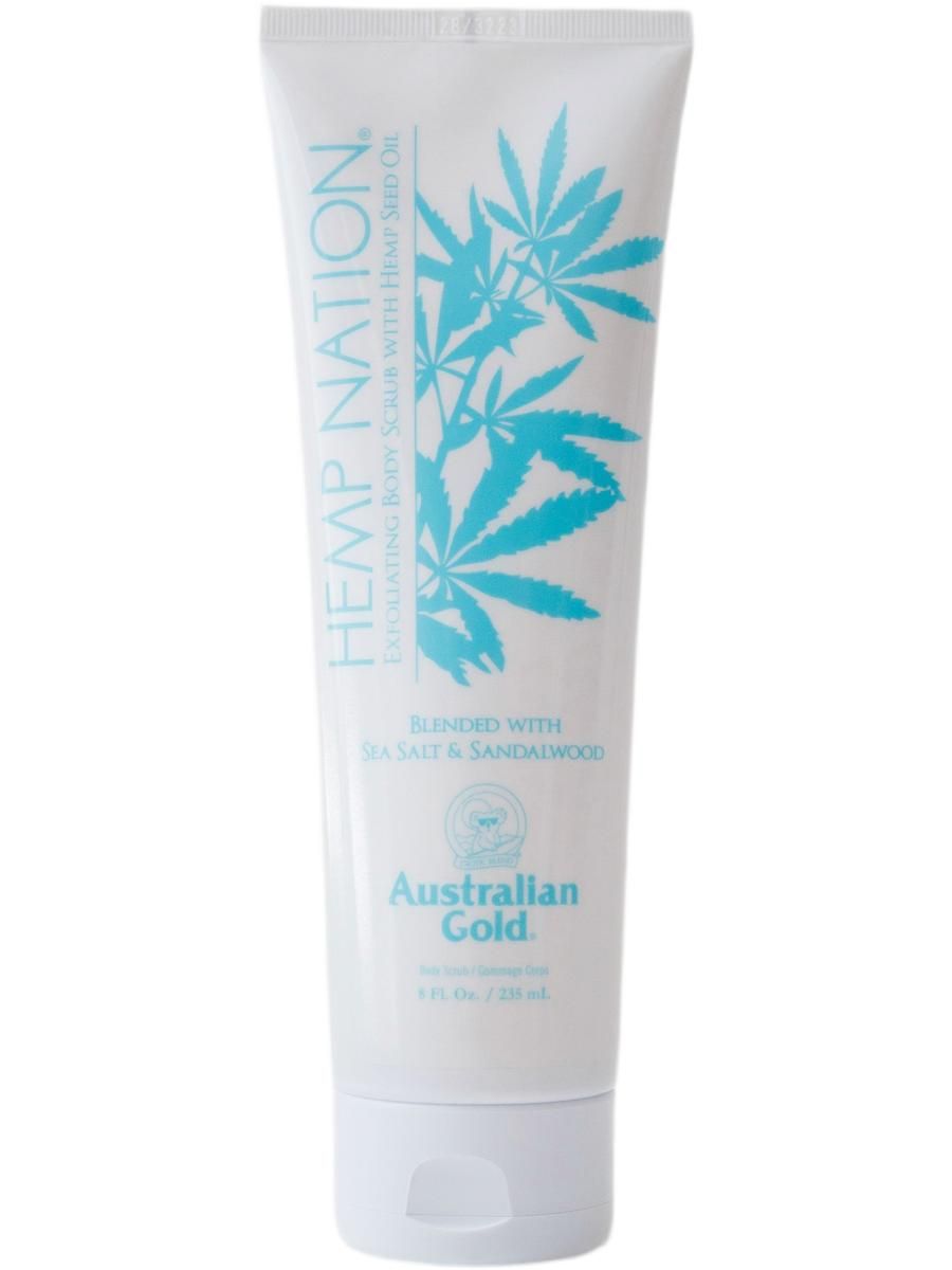 Australian Gold Hemp Nation Sea Salt & Sandalwood NEW! Скраб для тела