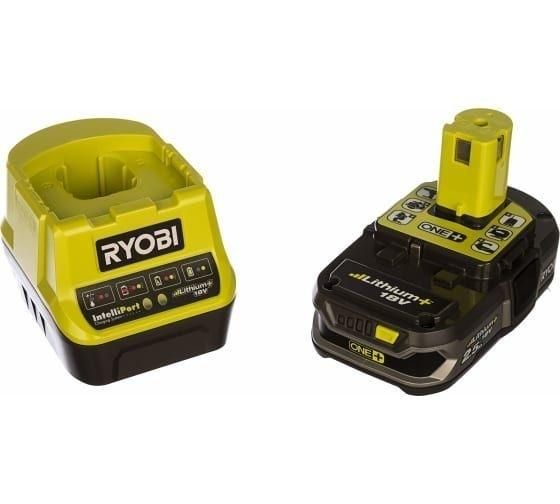 Аккумулятор для электроинструмента Ryobi Набор ONE+ RC18120-125 5133003359 аккумулятор (18 В; 2.5 Ач; Li-Ion) и зарядное устройство RC18120