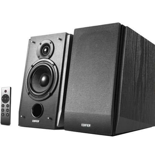 Колонки Edifier R1855DB Black мощность 70 Вт, Bluetooth v5 пульт. чёрные