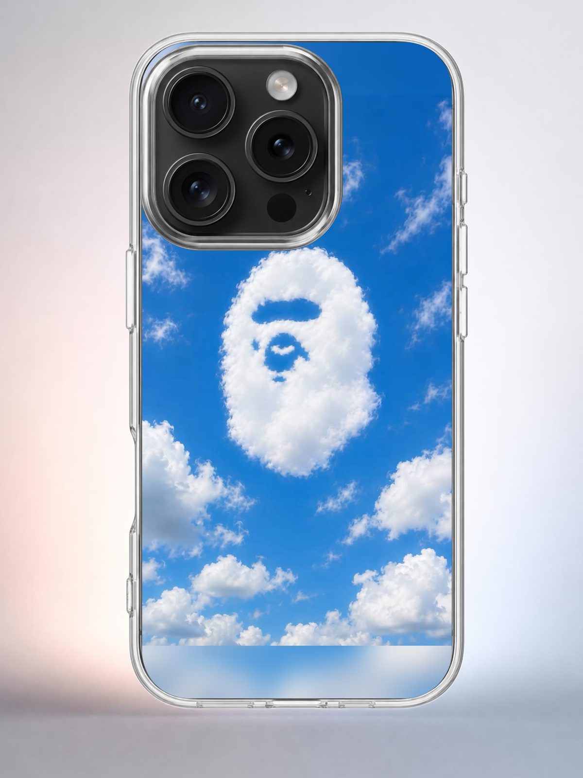 Чехол iPhone 15 Pro Облако Бейпа Y2K Indie Sleaze