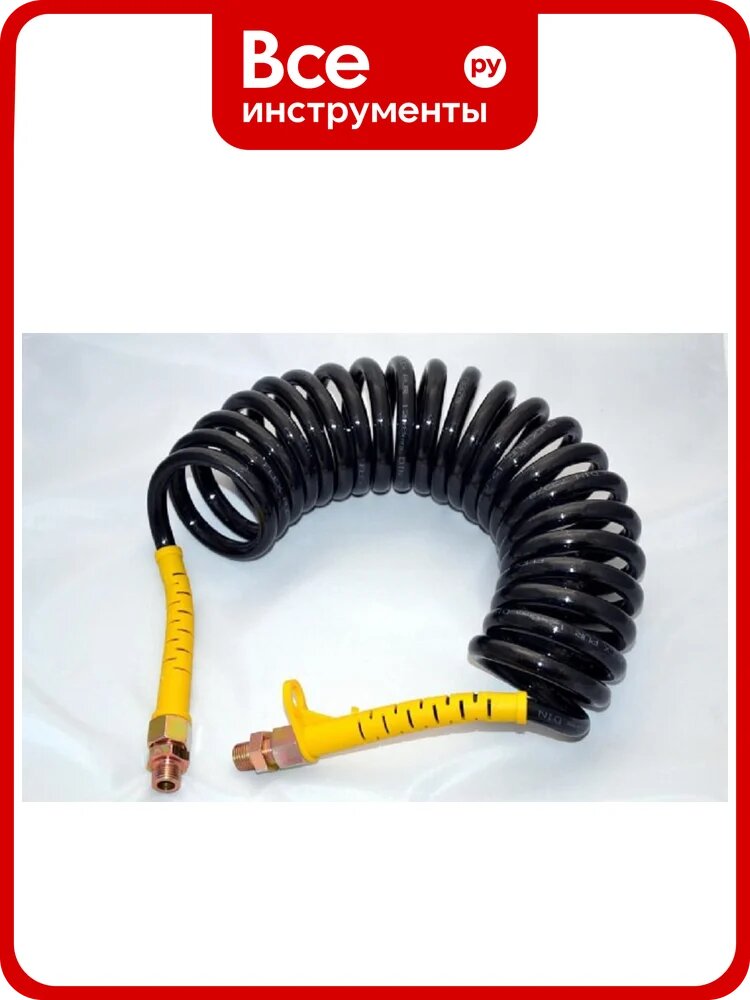 Трубка GaPex 9x12 PA12 SPR M16 DN70 -6,25MT пластиковая спиральная полиамид 12- YELLOW 9x12 PA12 SPR M16 DN70 -6,25MT - YELLOW