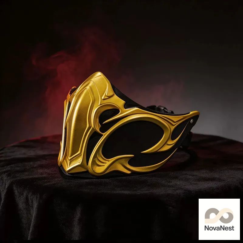 Игра Mortal Kombat Bi Han Косплей Маска